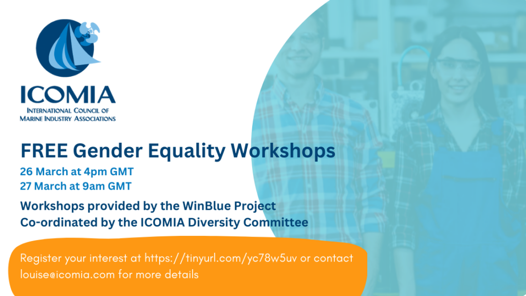 Free Gender Equality Workshops - International Council of Marine ...