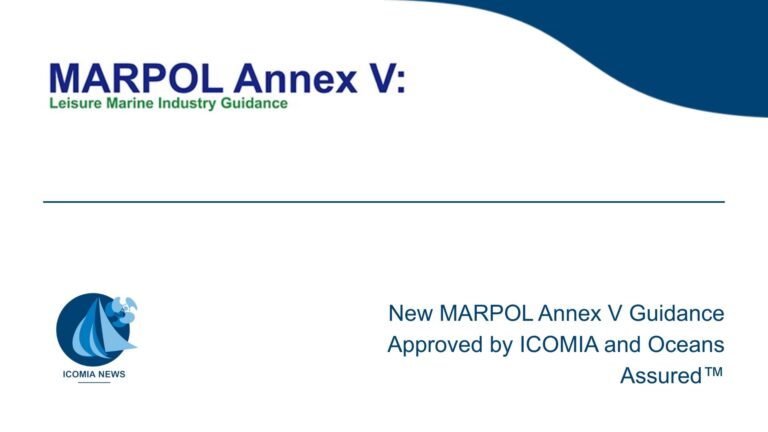 MARPOL Annex V: New Guidance Approved by ICOMIA and Oceans Assured ...